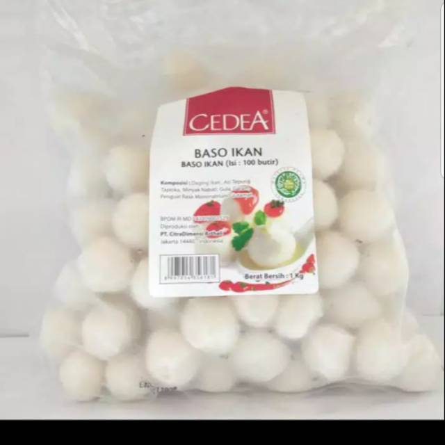 Jual HARGA PROMO CEDEA Bakso Ikan isi 100pcs = 1kg | Shopee Indonesia