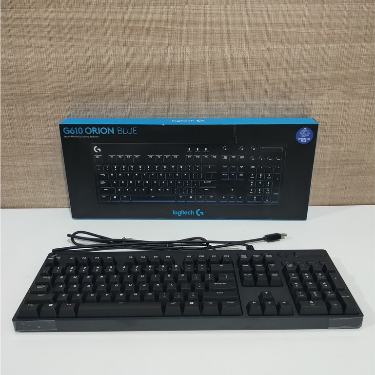 Jual Logitech Backlit Mechanical Gaming Keyboard Cherry MX Blue (G610 ...