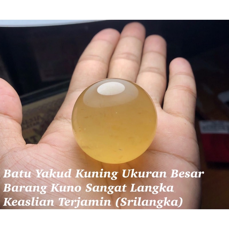 Jual Batu Yakud Kuning Terbaik dari Srilangka Original | Shopee Indonesia