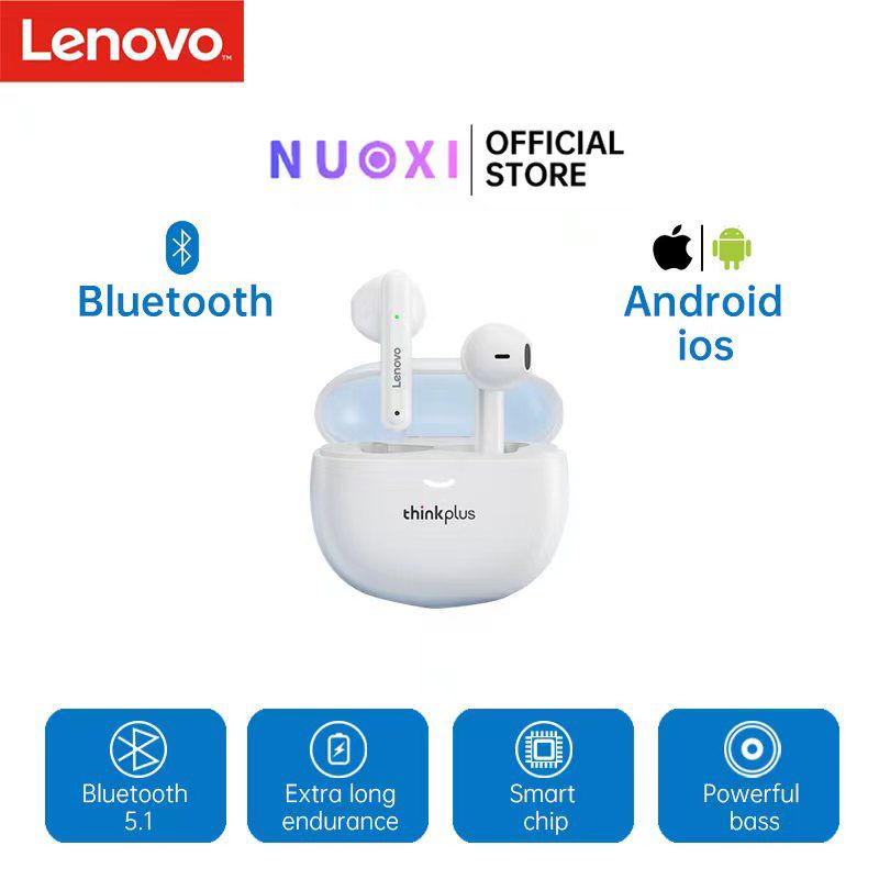 Jual Lenovo LP1 Pro TWS Bluetooth 5.1 Headphones HIFI Stereo Bass Wireless Earbuds Fast Charge ...