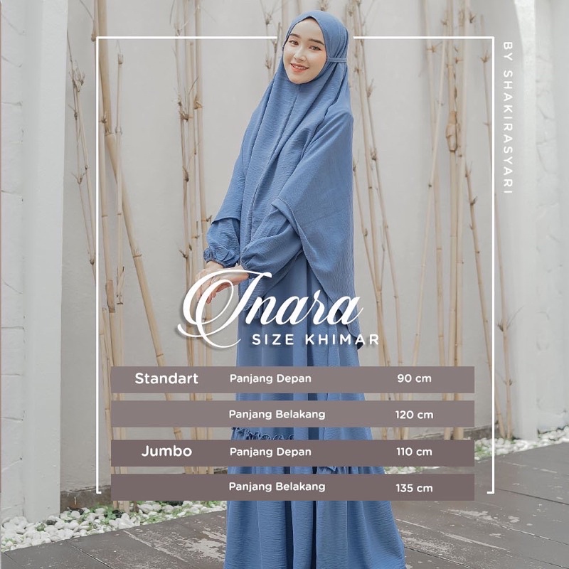 Jual inara set bergo standar | Shopee Indonesia