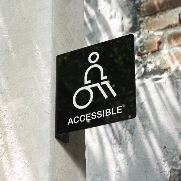 Jual INPI HOUSE Signage Accessible - Papan Tanda Difabel - Wall Sign ...