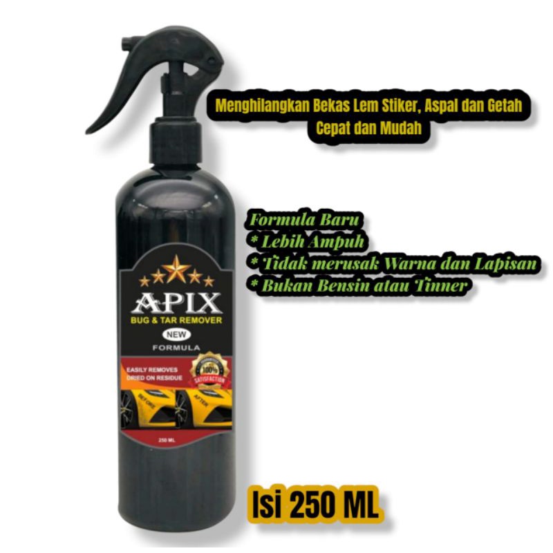 Jual APIX Pembersih Lem bekas sticker Noda Oli, noda aspal dan Getah ...