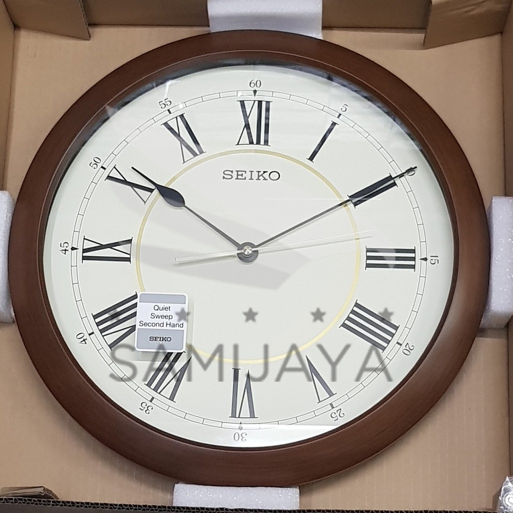 Jual JAM DINDING SEIKO CLOCK QXA598A QXA598B ukuran diameter 41cm besar ...