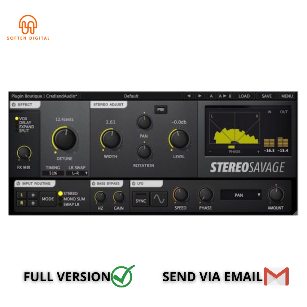 Jual Credland StereoSavage v1 VST Plugin emulations of modern and ...
