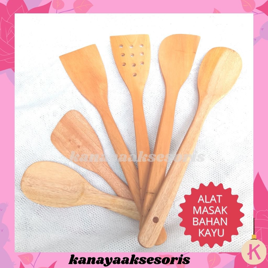 Jual [1KG ISI 20 BIJI] SPATULA KAYU/SUTIL KAYU/IRUS KAYU/ ENTONG KAYU ...