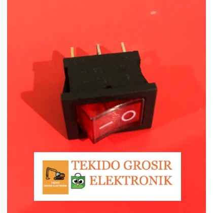 Jual Saklar Switch 3 pin Rocker Switch Kotak Kecil 3 pin on off Lampu ...