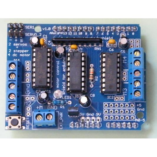 Jual L293 L293D MOTOR DRIVER SHIELD FOR ARDUINO Mega UNO | Shopee Indonesia