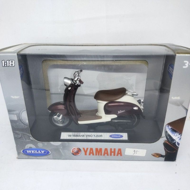 Jual diecast miniatur motor yamah vino bahan besi | Shopee Indonesia