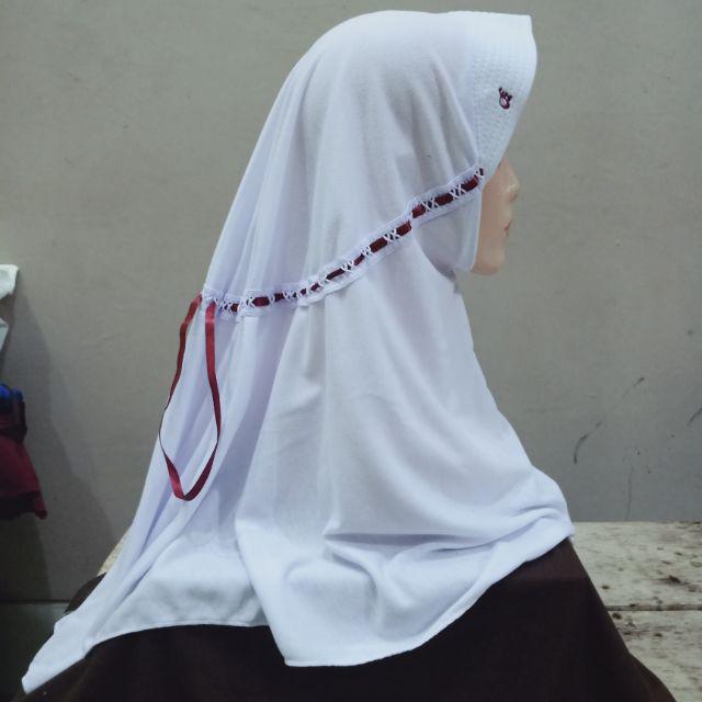 Jual HIJAB SEKOLAH SD,SMP,SMA / jilbab sekolah serut / Rabbani anak/ kerudung sekolah | Shopee ...