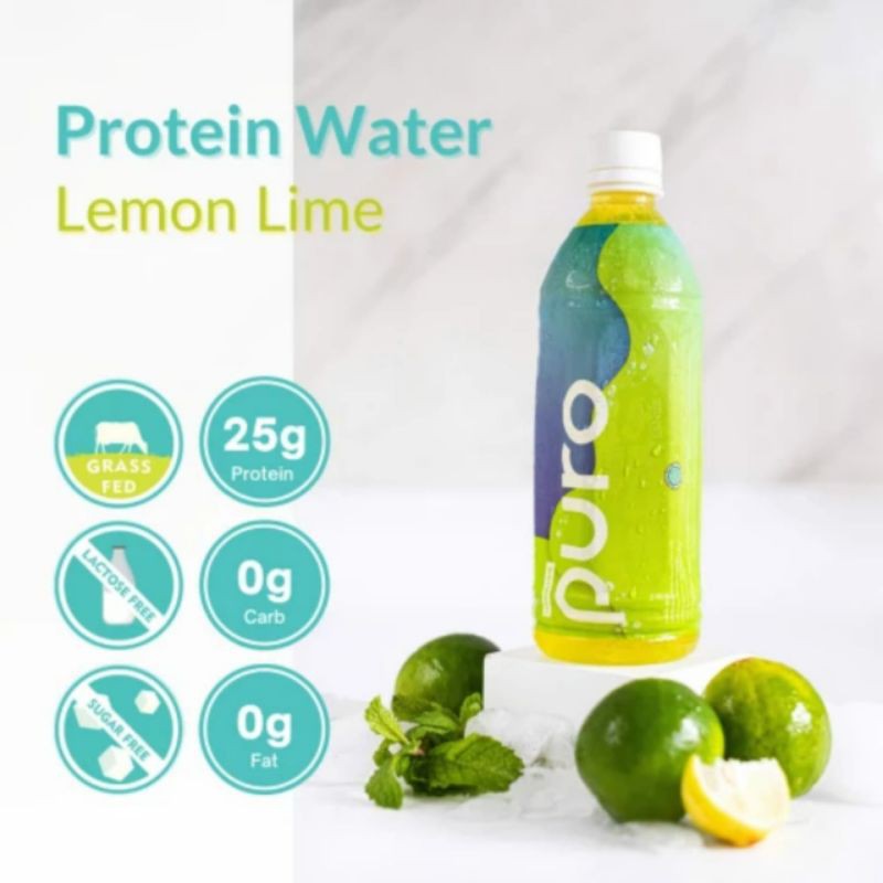 Jual PURO WHEY PROTEIN ISOLATE WATER 500 ML SUSU FITNESS READY TO DRINK ...