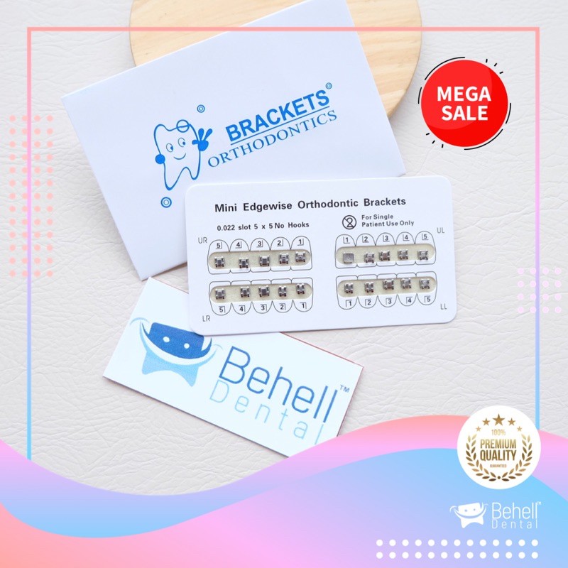 Jual BRACKET BEHEL AMPLOP BIRU • Permanen ORTHODONTICS BRACES KAWAT ...
