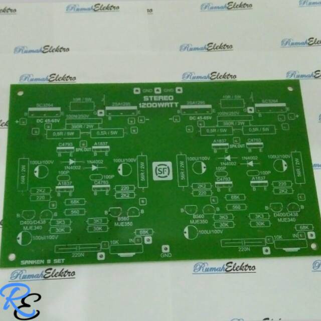 Jual PCB Driver PA 2 Tingkat Stereo 1200 Watt | Shopee Indonesia