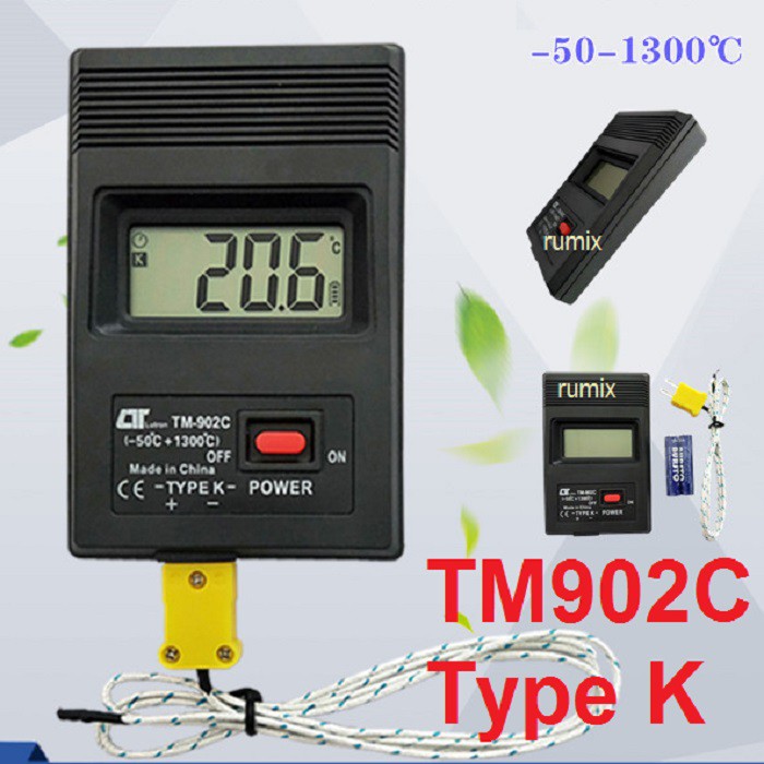 Jual Termometer TM902C Digital Thermocouple Thermometer TM-902C Alat ...