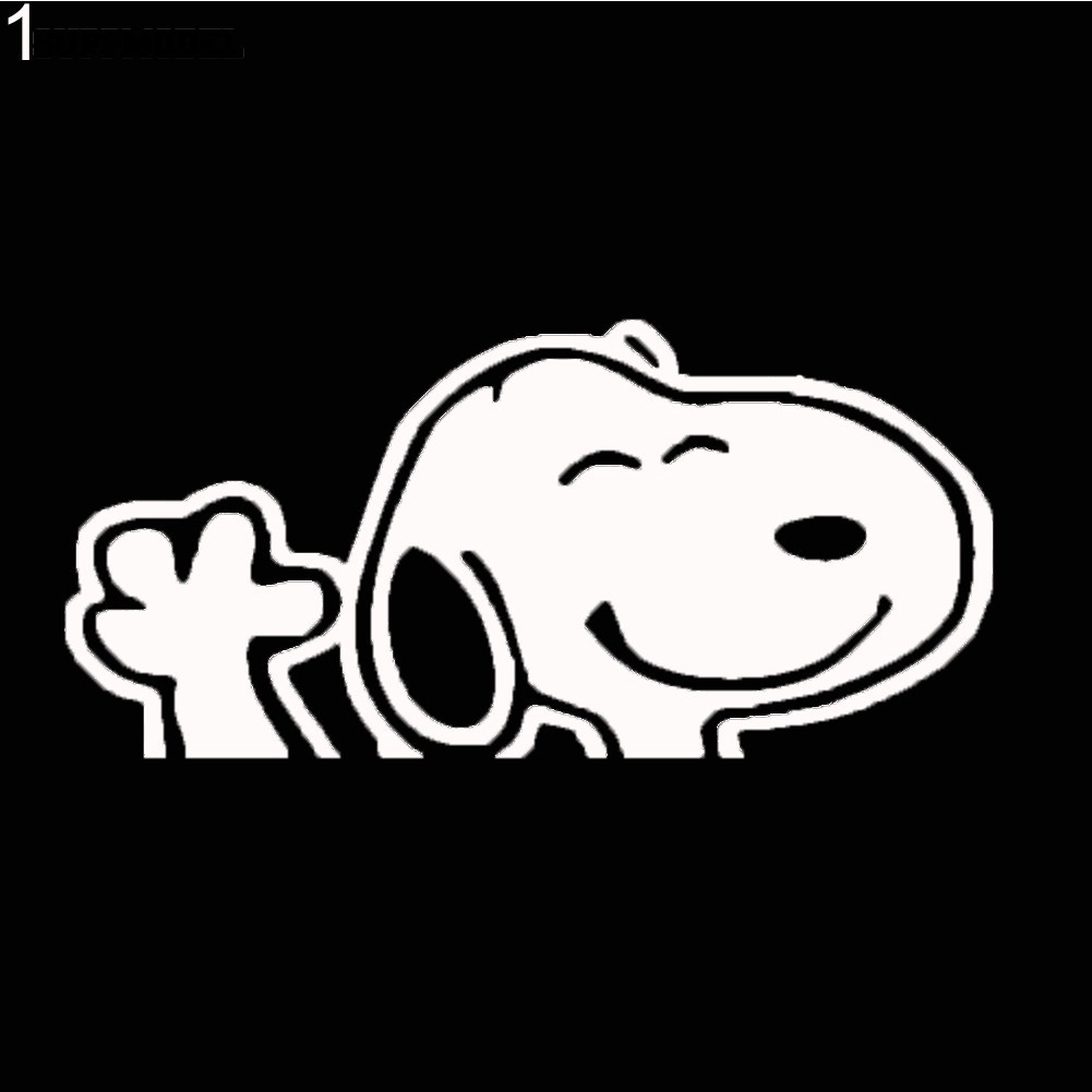 Jual Stiker Decal Mobil Motif Snoopy Dog Snoopy Dog terbaru | Shopee ...