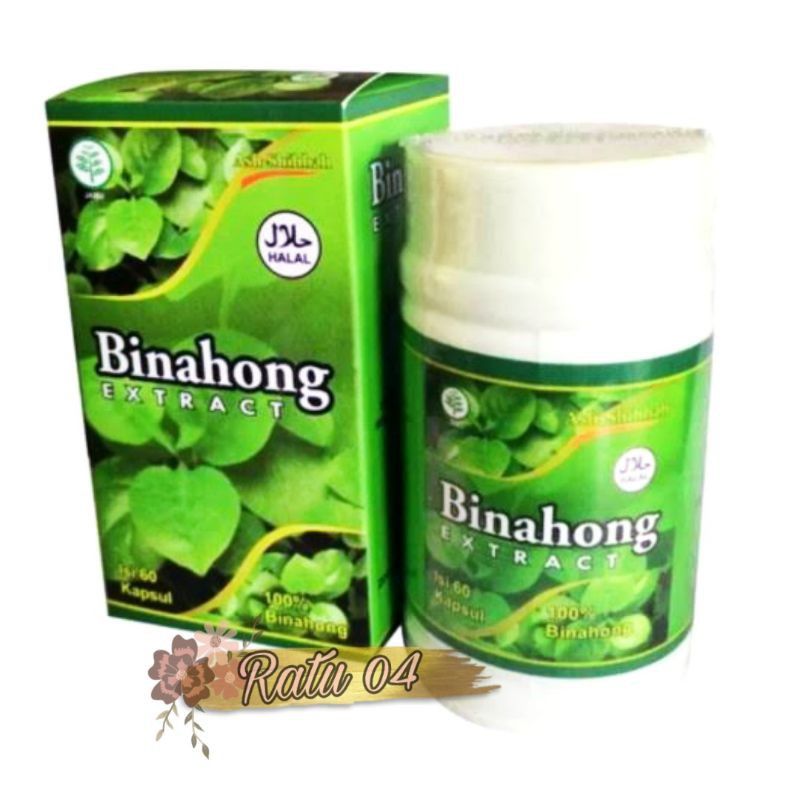 Jual Kapsul Ekstrak Daun Binahong Ash Shihhah 60 Kapsul Original