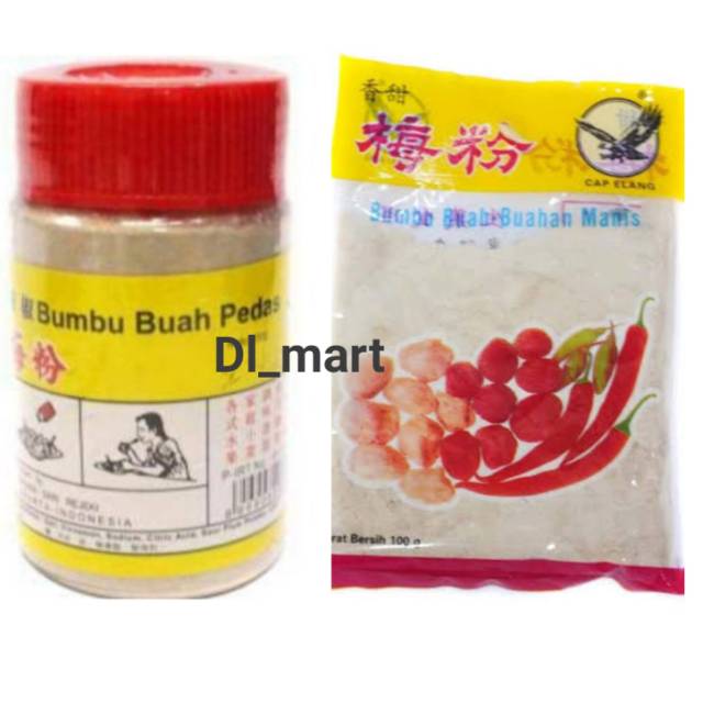 Jual Bumbu buah cap Elang / Bumbu buah pedas Kiamboy / Garam Buah ...