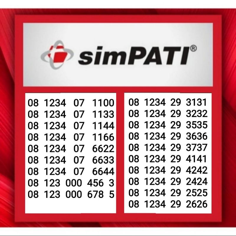 Jual Perdana Simpati Telkomsel CANTIK | Shopee Indonesia