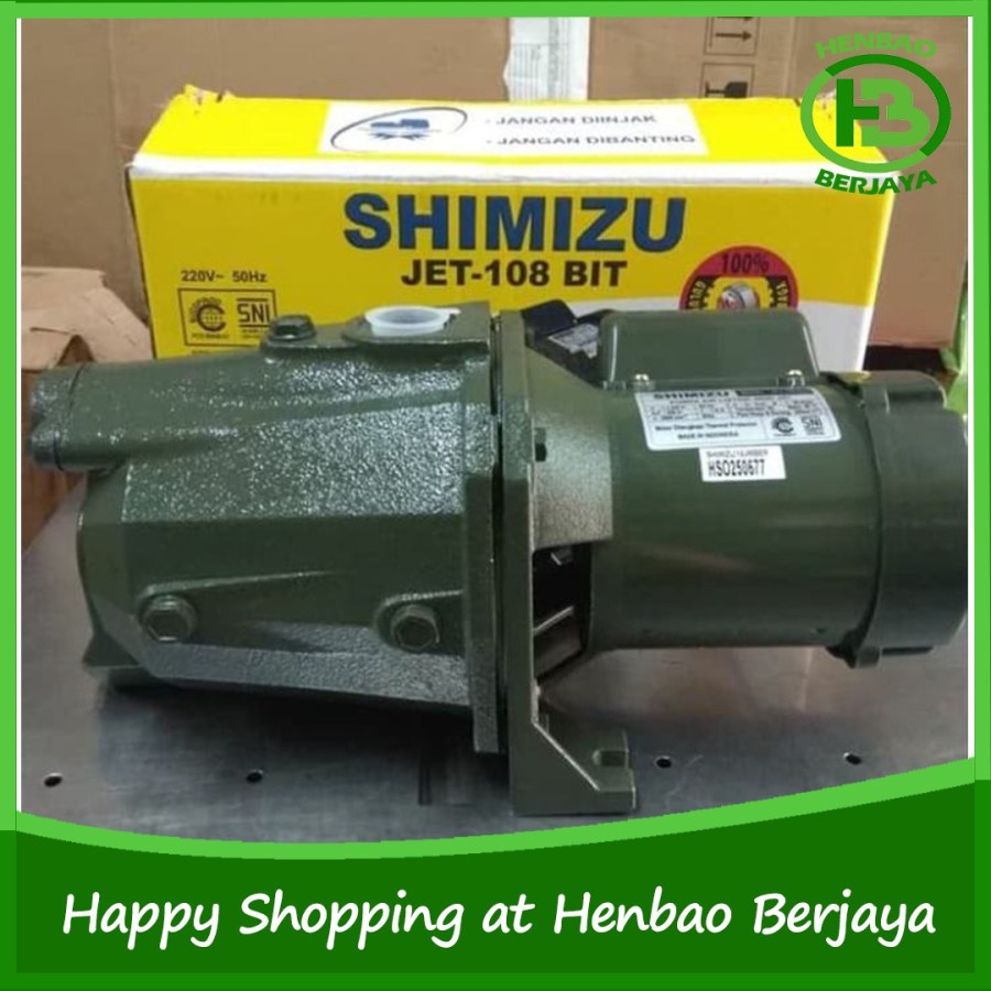 Jual Shimizu Semi Jet Pump JET108BIT Pompa Air Otomatis 11 Meter 108 BIT | Shopee Indonesia