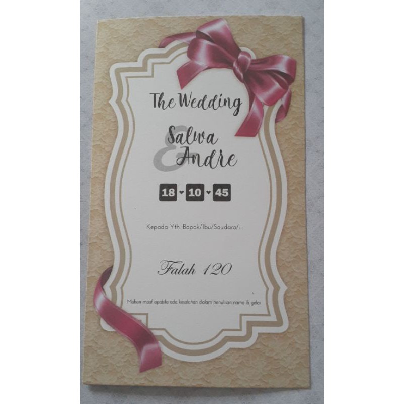 Jual undangan bagus murah | Shopee Indonesia