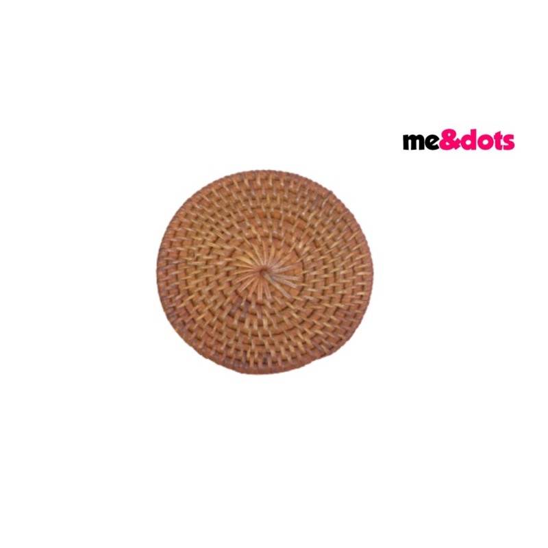 Jual me&dots - Alas Gelas Rotan Bulat/Tatakan Gelas Murah Rotan Anyaman ...