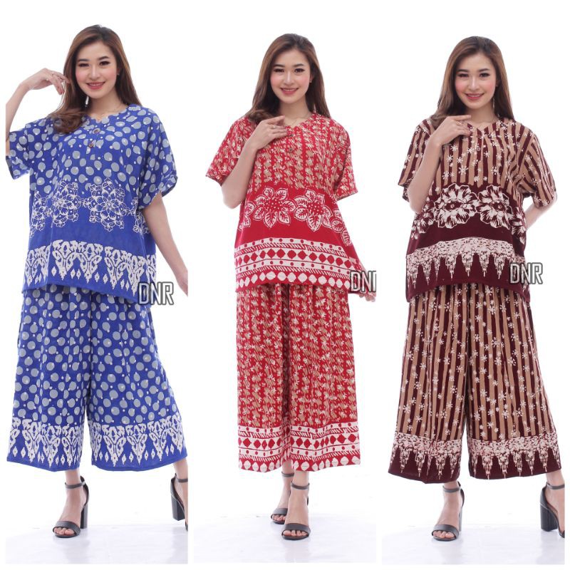 Jual Stelan Batik Baju Tidur | Piyama Pajamas Bahan Katun Rayon Adem ...