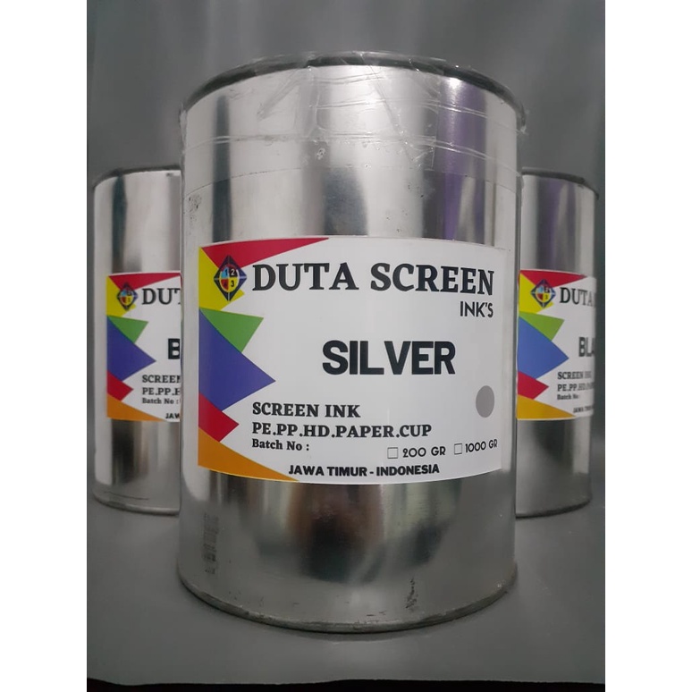 Jual Tinta Sablon Duta Screen/Silver | Shopee Indonesia