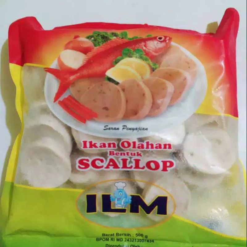Jual SCALLOP ILM PREMIUM 500G / SCALLOP IKAN OLAHAN ILM | Shopee Indonesia