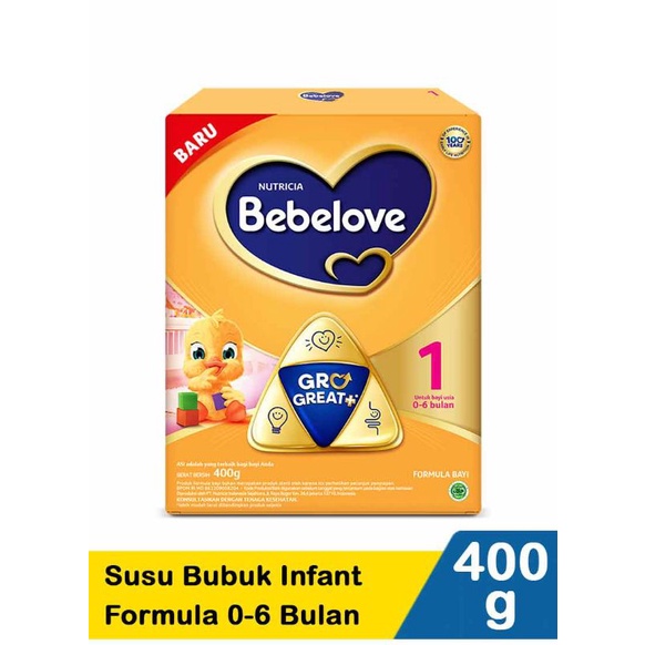 Jual Bebelove 1 Susu Bubuk Infant Formula 400G | Shopee Indonesia