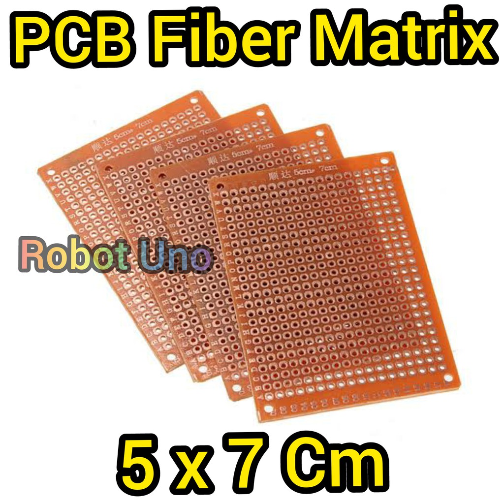 Jual PCB Fiber Lubang Universal Matrix 5x7 cm | Shopee Indonesia