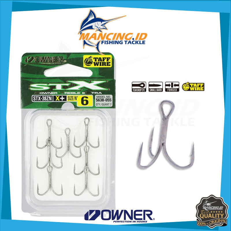Jual Owner STX-38 ZN 5638 Hook Pancing Kail Made in Japan | Shopee Indonesia