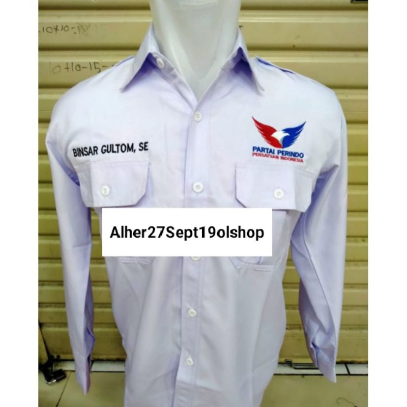 Jual Kemeja partai perindo terb baju partai Perindo seragam partai ...