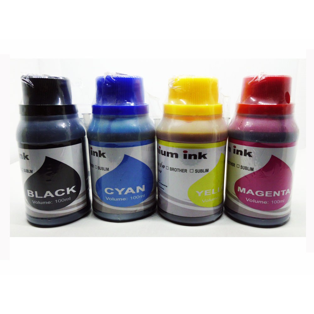 Jual Premium INK 100mL Tinta Refill Printer hp | Shopee Indonesia