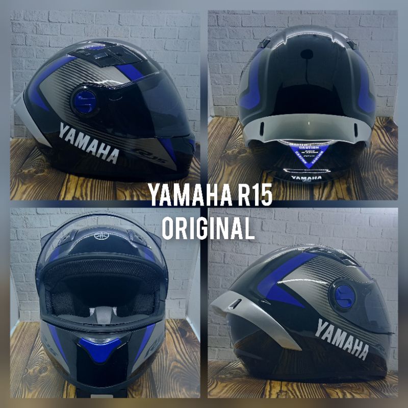 Jual helm full face standar Yamaha R15 original | Shopee Indonesia
