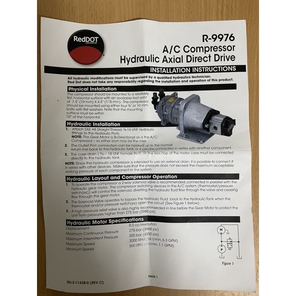 Jual R-9976 A/C Compressor Hydraulic Axial Direct Drive | Shopee Indonesia