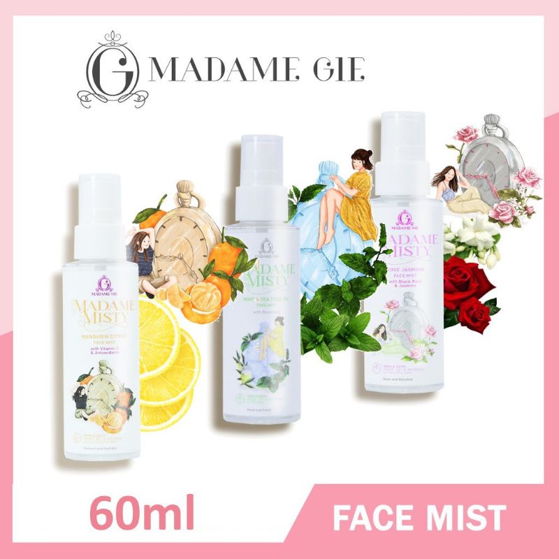 Jual Madame Gie Madame Misty - MakeUp Face Mist Setting Spray | Shopee ...