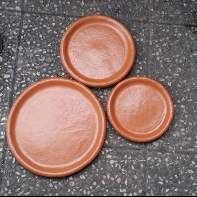Jual alas pot gerabah, alas pot tanah liat, alas pot 12, 16, 19 -12 ...
