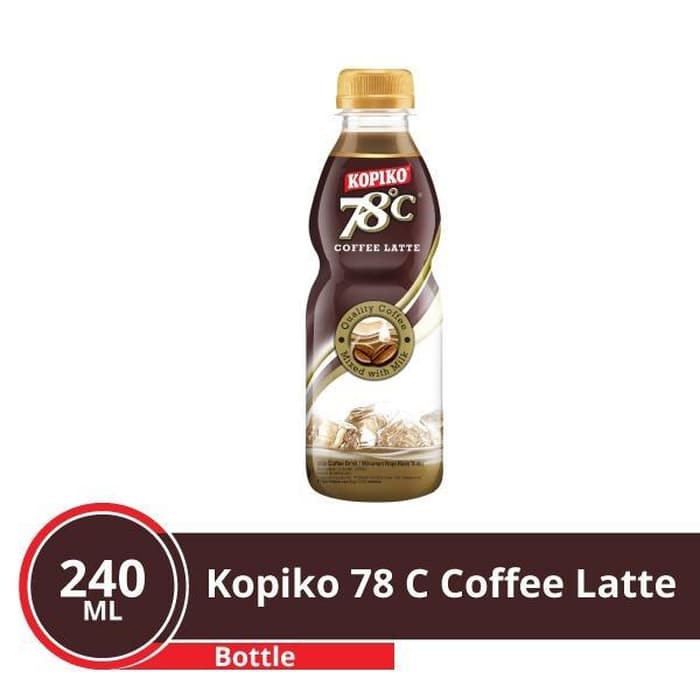 Jual Kopiko 78 Coffe Latte 240mL 1 Dus Isi 12 Botol | Shopee Indonesia