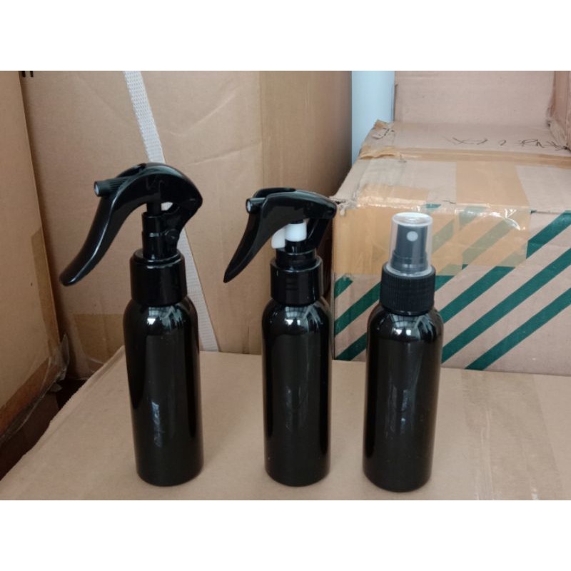 Jual Botol Spray Hitam 250 ml / Botol Spray Trigger Bebek Hitam 250 ml / Botol Spray Trigger ...