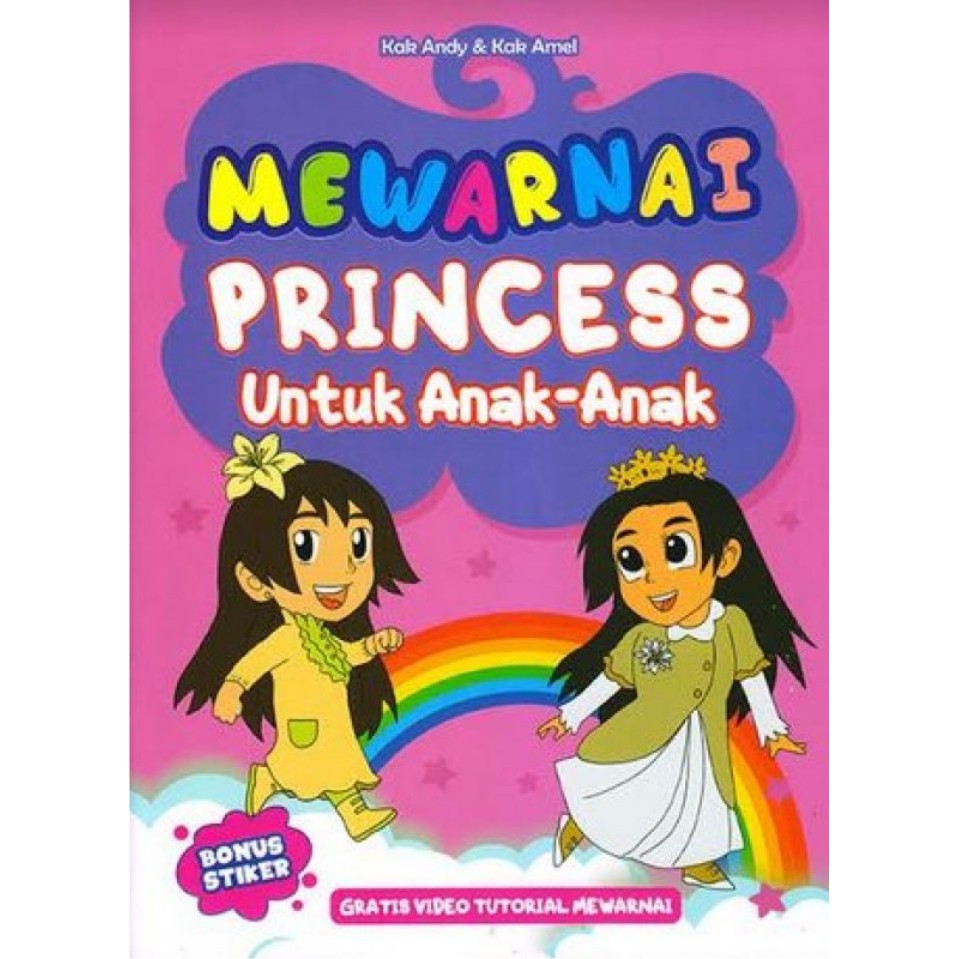 Jual Buku Mewarnai Princess Untuk Anak-Anak / Buku Mewarnai / BK033 ...