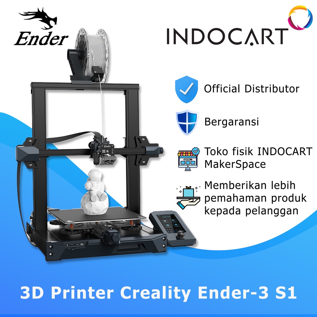 Jual 3D Printer Creality Ender 3 S1 Versi Terbaru Prusa i3 Garansi Resmi | Shopee Indonesia
