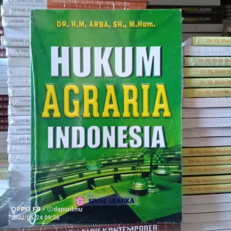Jual Buku Original: Hukum Agraria Indonesia ( HUKUM AGRARIA INDONESIA ... Jual Buku Original: Hukum Agraria Indonesia ( HUKUM AGRARIA INDONESIA ...