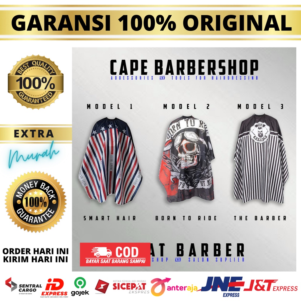 Jual Cape Barbershop Kain Cukur Pangkas Salon Kain Kep Kain Kip Barber ...