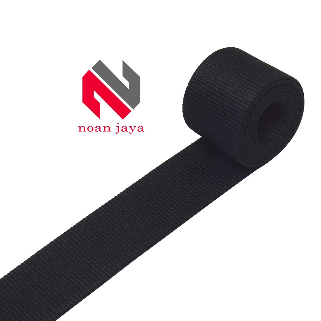 Jual TALI WEBBING YKK METERAN UKURAN 3.0 CM WB 30 HITAM | Shopee Indonesia