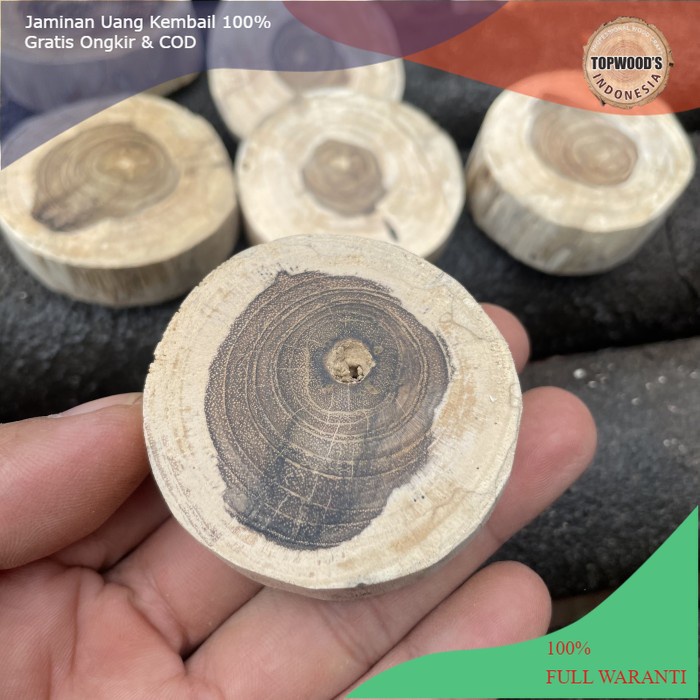 Jual Potongan Kayu Jati Kecil Dm 5-6cm Teak Wood Slice | Shopee Indonesia