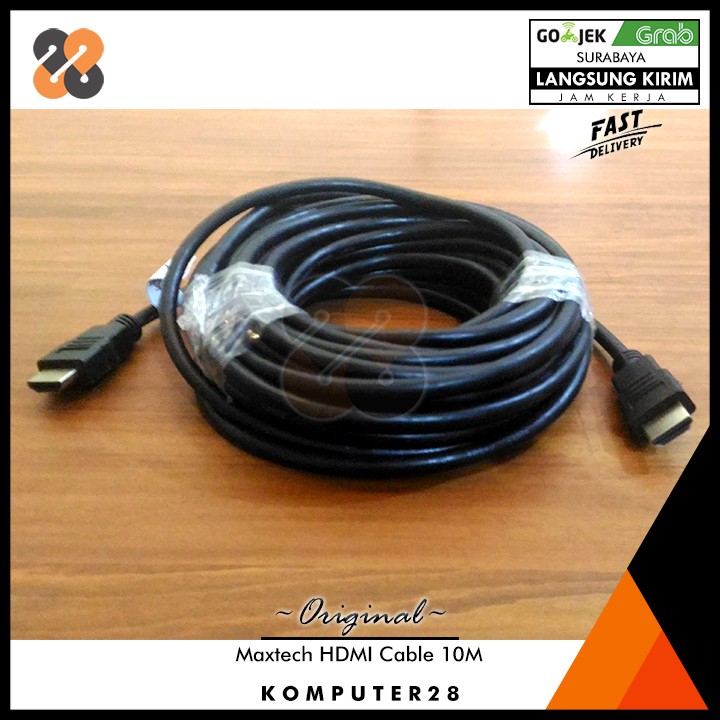 Jual Maxtech/Maxline HDMI Cable 10M - Kabel HDMI 10 Meter | Shopee ...