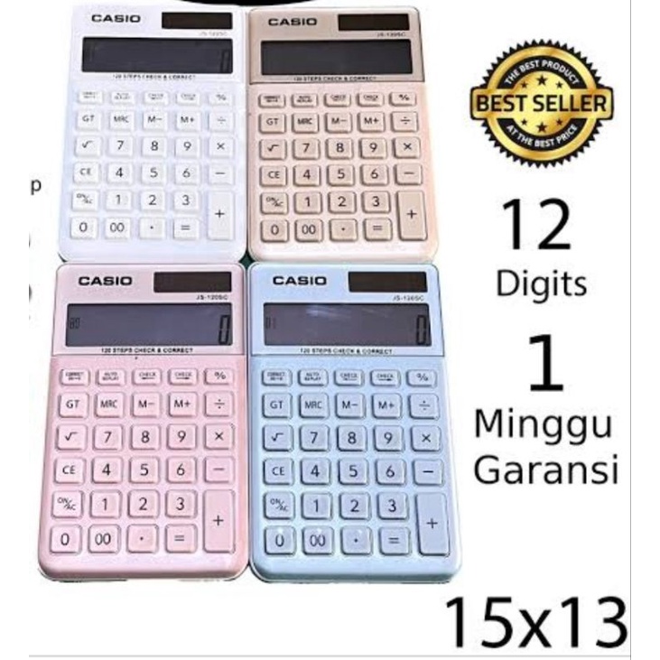Jual Kalkulator Casio JS-120SC | Shopee Indonesia