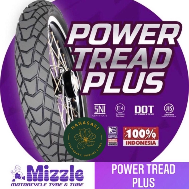 Jual Ban Motor MIZZLE Power Tread Plus 80/90-17 ( Non Tubeless ...
