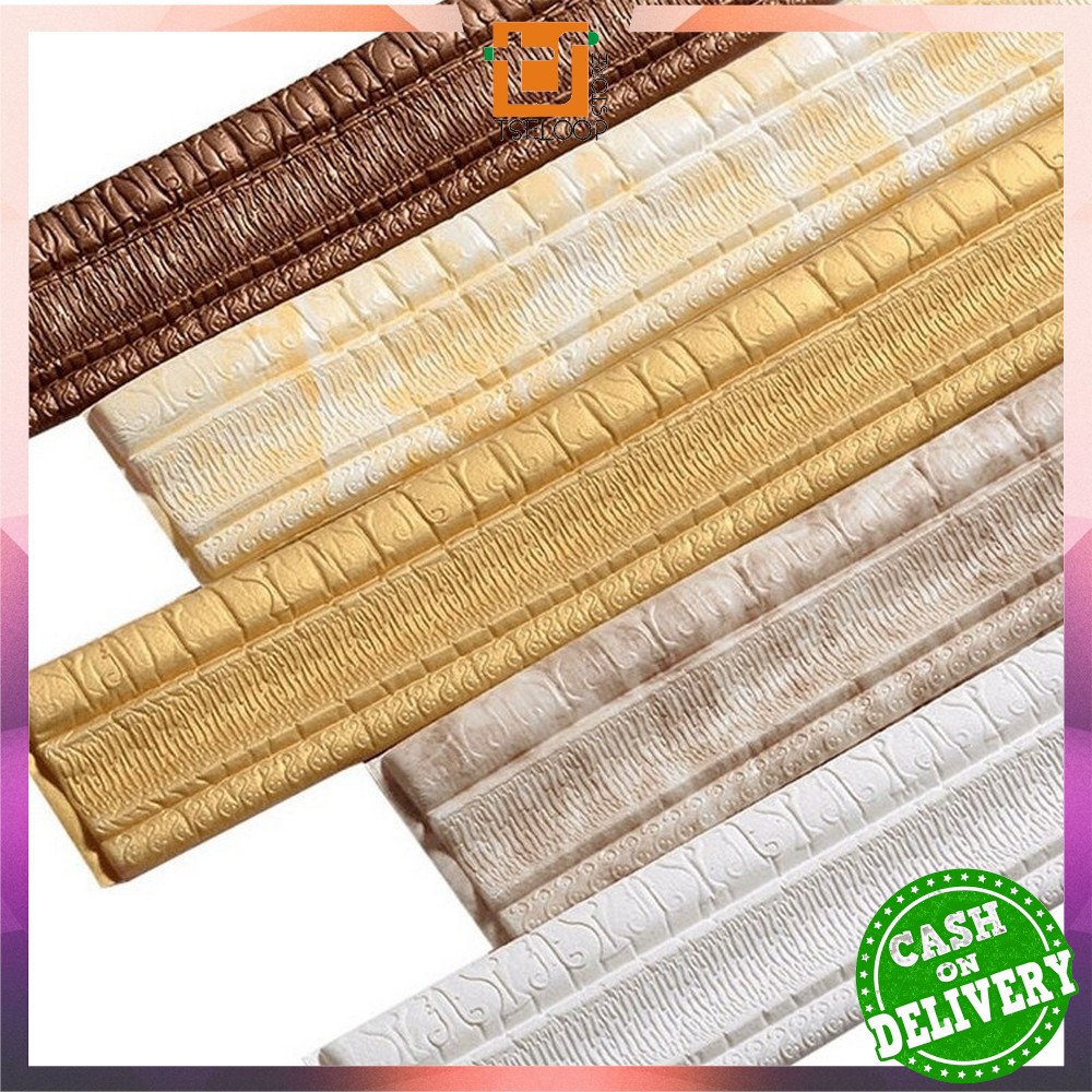 Jual OFM-C121 Wall Border List Wallpaper Wallborder Foam 3D Elegan ...