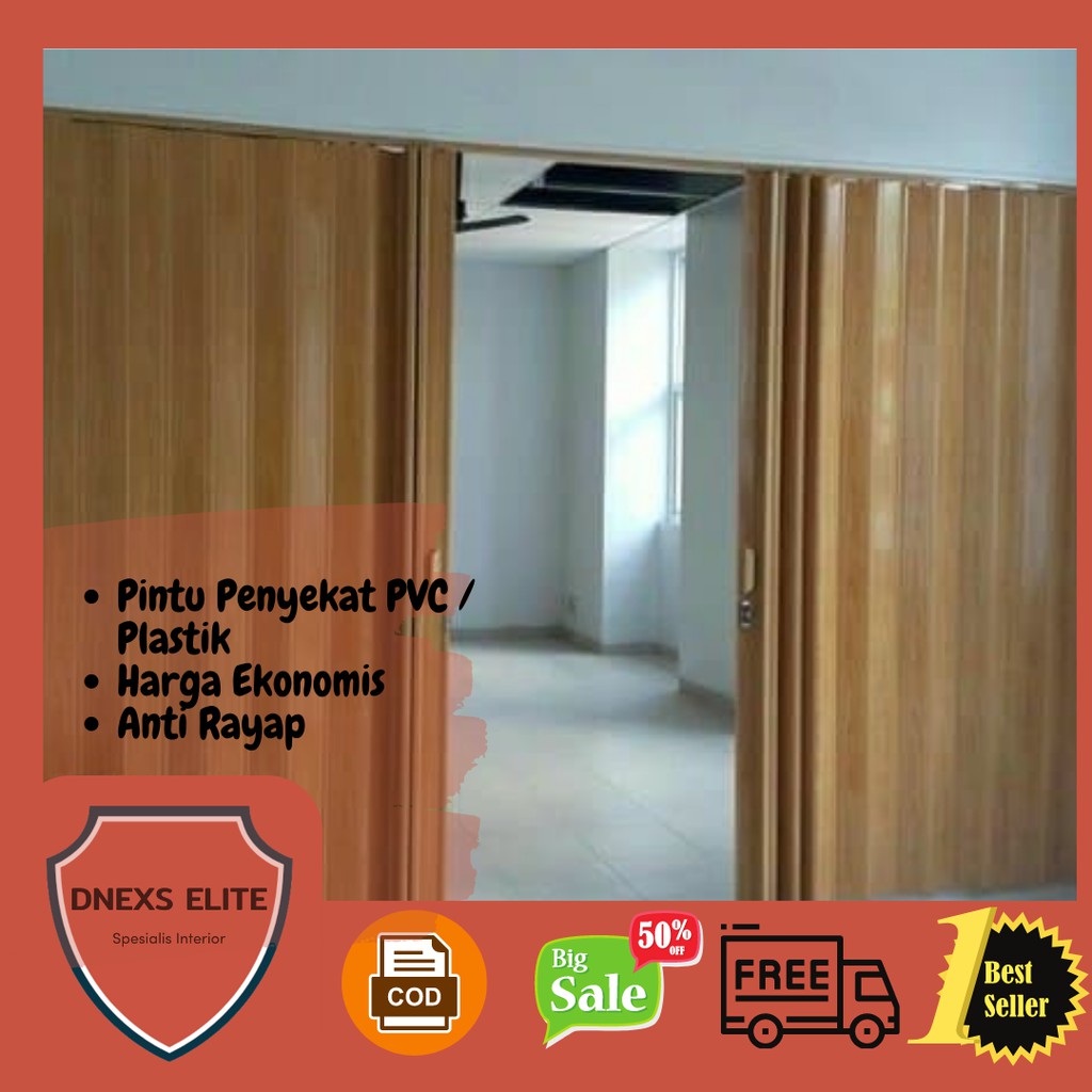 Jual jual pvc pintu lipat hemat praktis Pintu Lipat PVC / Folding gate ...